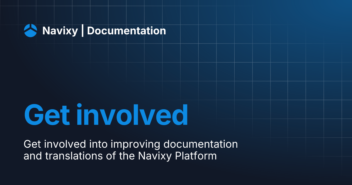 Get involved | Navixy | Documentation